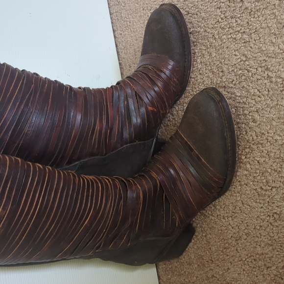 Freebird by Steven | Shoes | Freebird Kneehigh Logan Boots Sz 7 | Poshmark